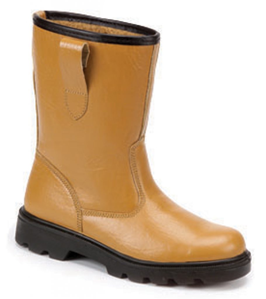 Tan Safety Toe and Midsole Warm Lined Rigger Boot – CR Safety and ...