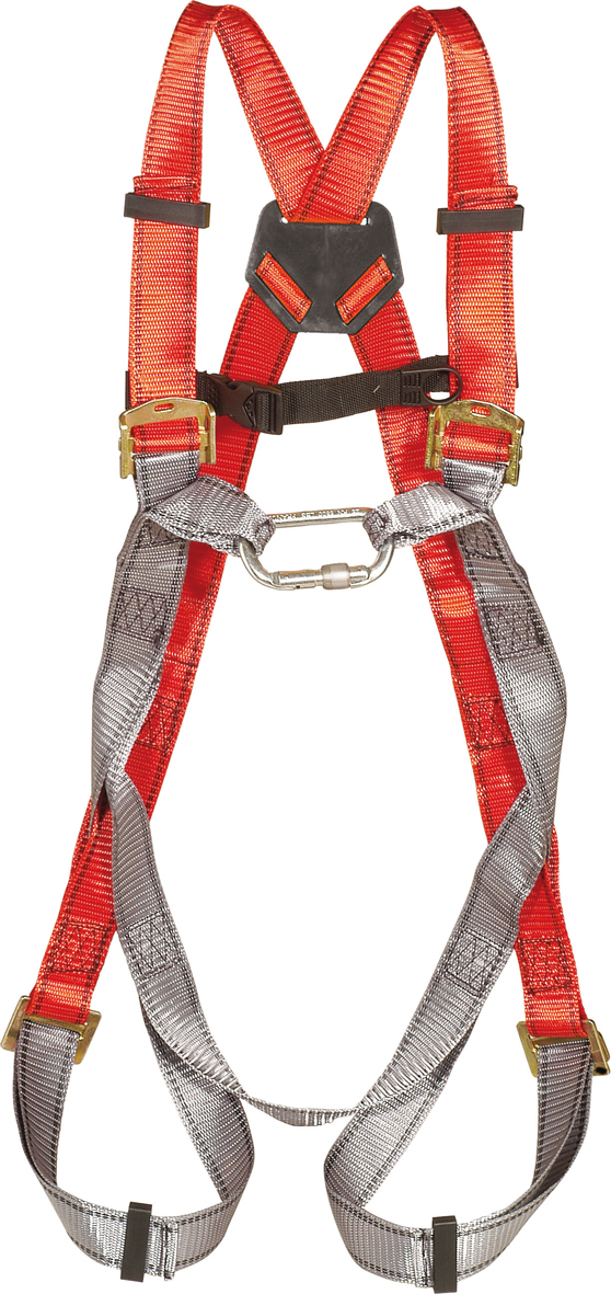 Full body harness with front and rear attachment points-4 adjustable ...