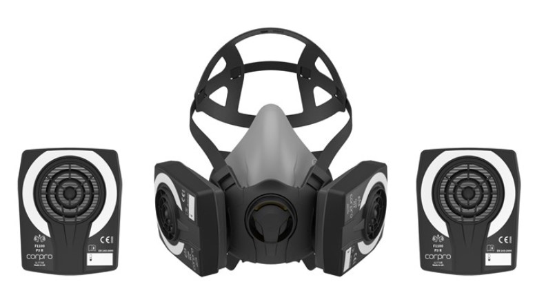 UCI Corpro-HM1400 Half mask c/w pair P3R filters – CR Safety and ...