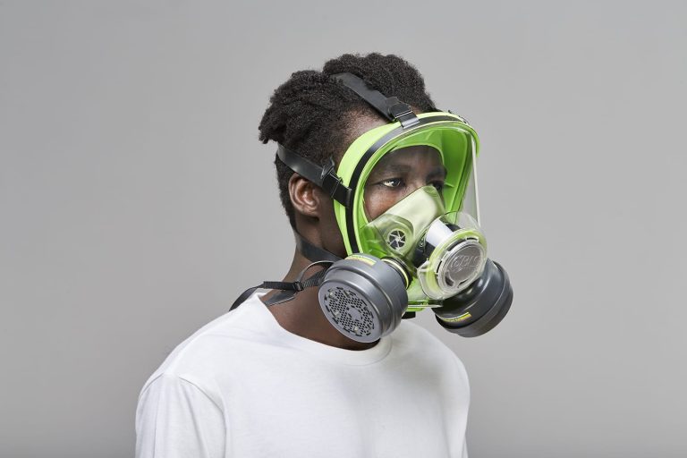 BLS 5700 full face respirator with silicone face seal-bayonet filter ...